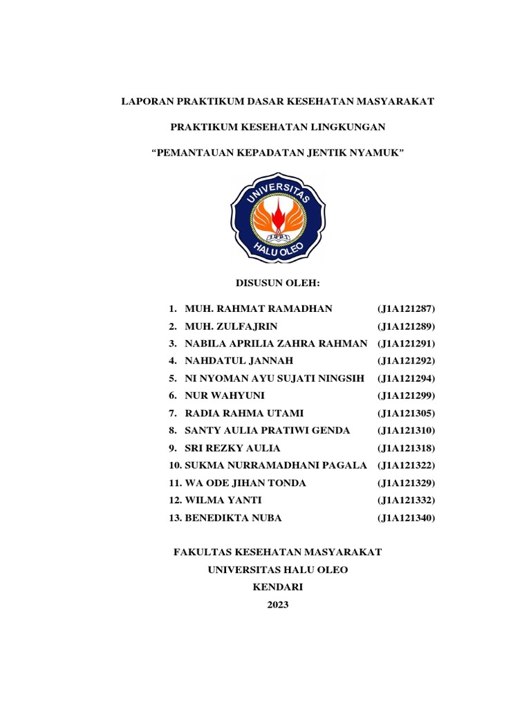 Laporan Kesling | PDF