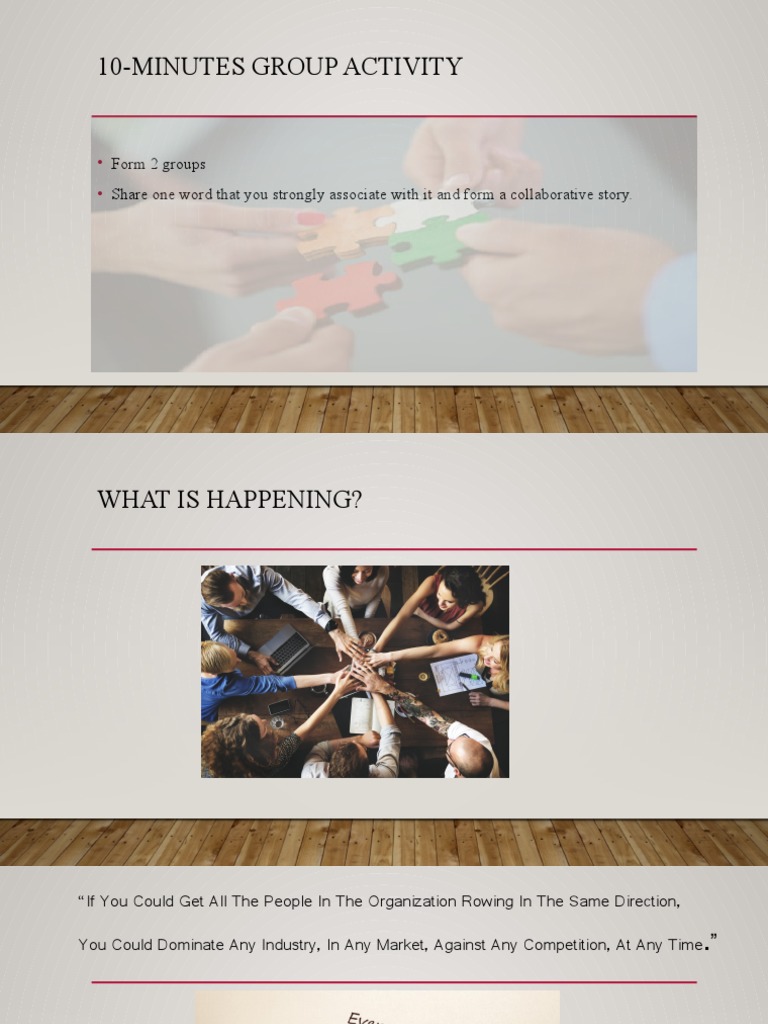 Team Work Presentation Pdf