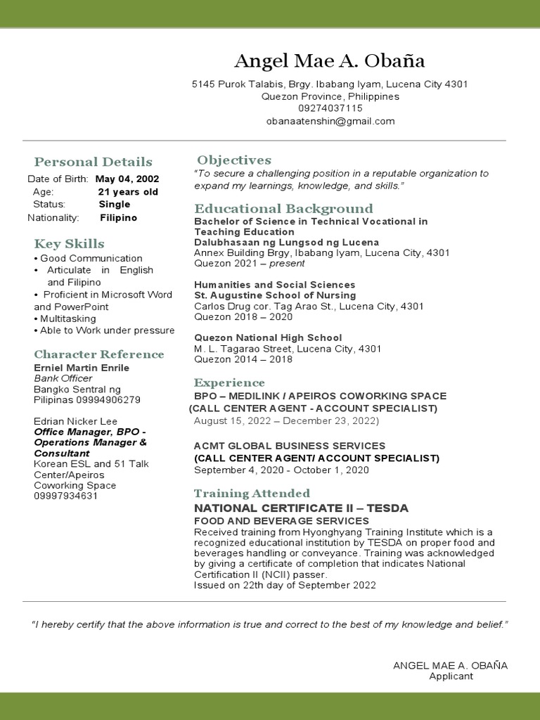 June RESUME | Download Free PDF | Cognition
