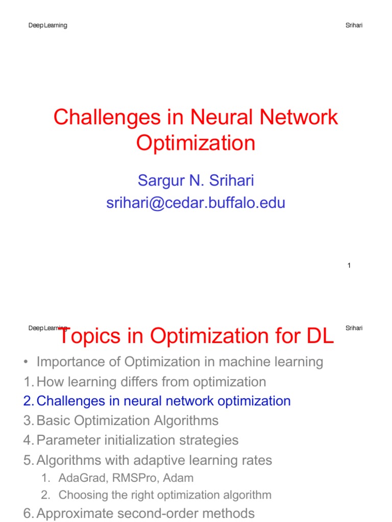 8.2 NNOptimization | PDF | Mathematical Optimization | Deep Learning