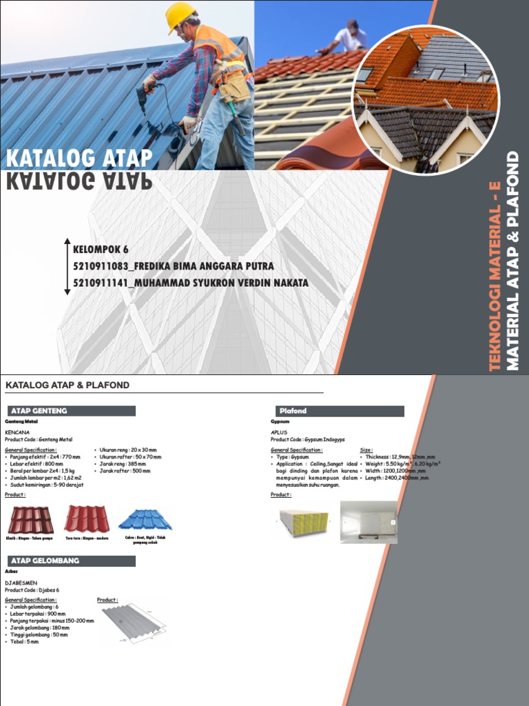 Katalog Atap - Kelompok 6 | PDF