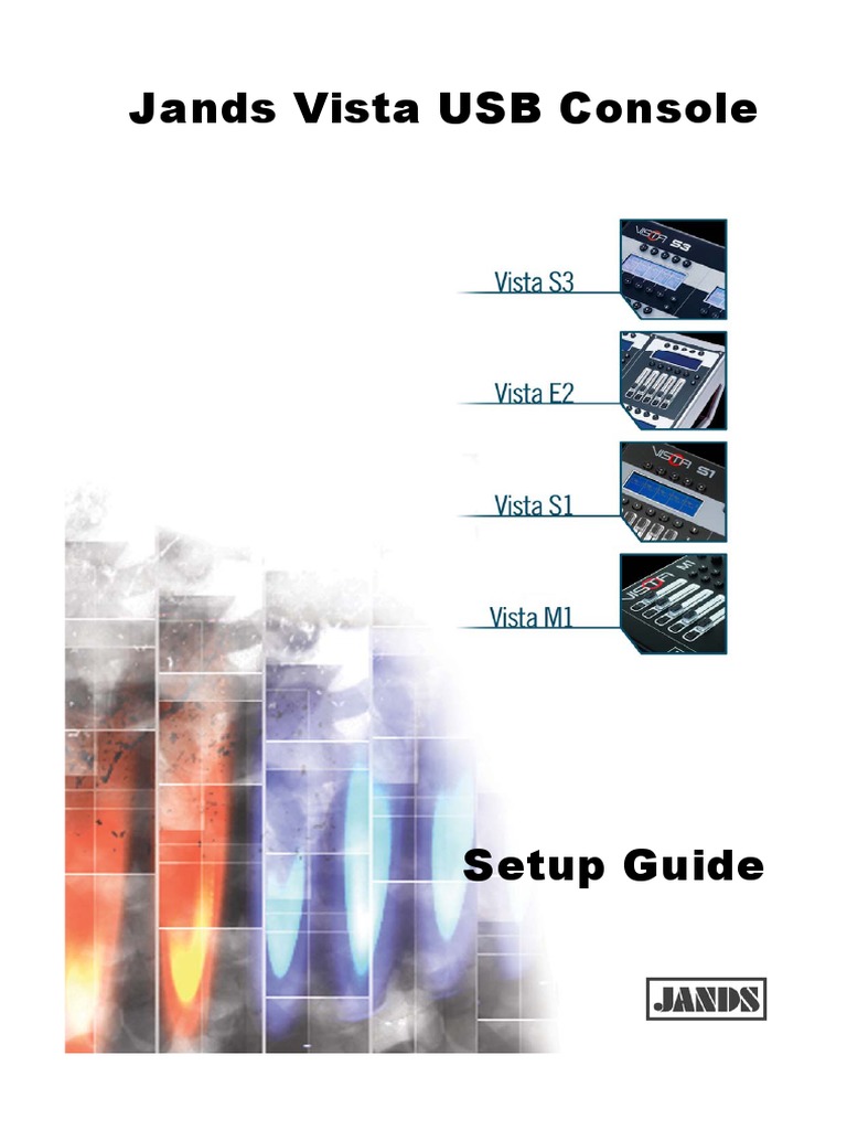 Vista USB Console Setup Guide S3, S1, M1, E2 | PDF | Usb ...
