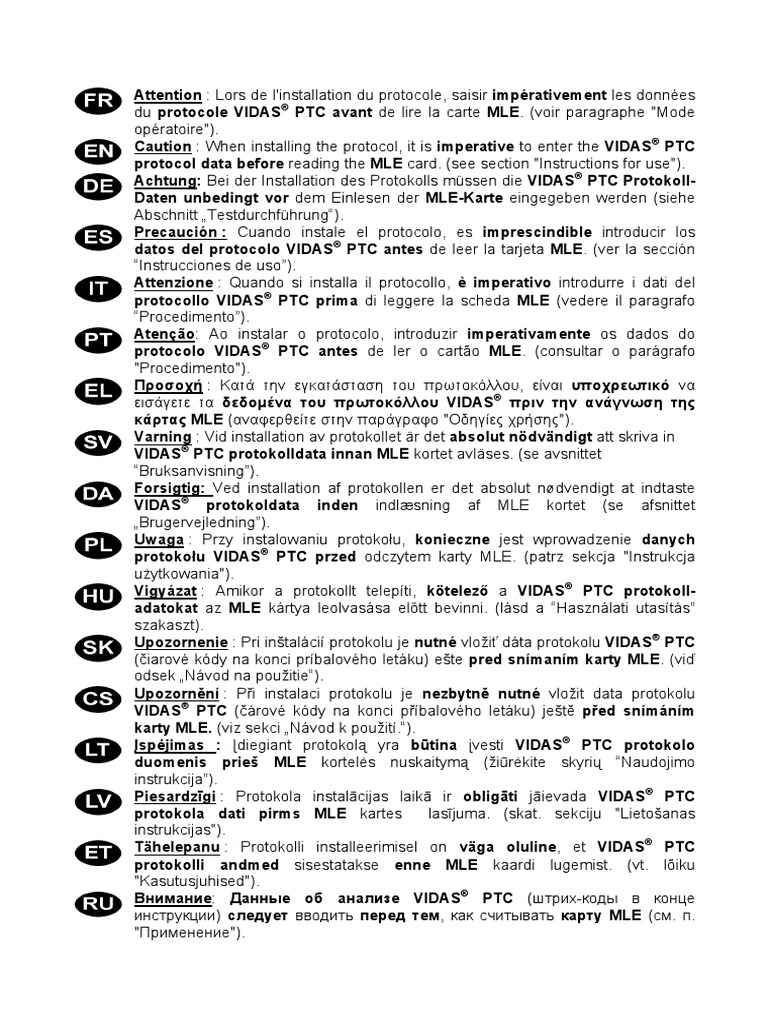 Ebv Vca Igm Vidas-Mini Vidas | PDF