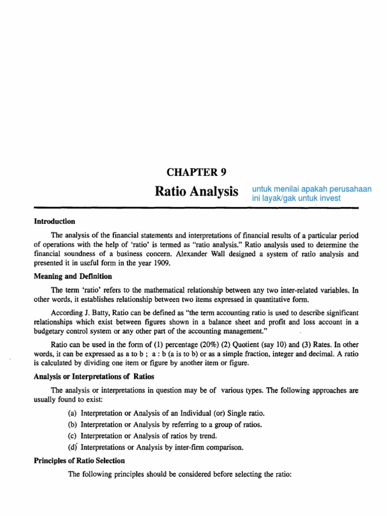 Understanding Ratio Analysis Basics | PDF | Working Capital | Net Income