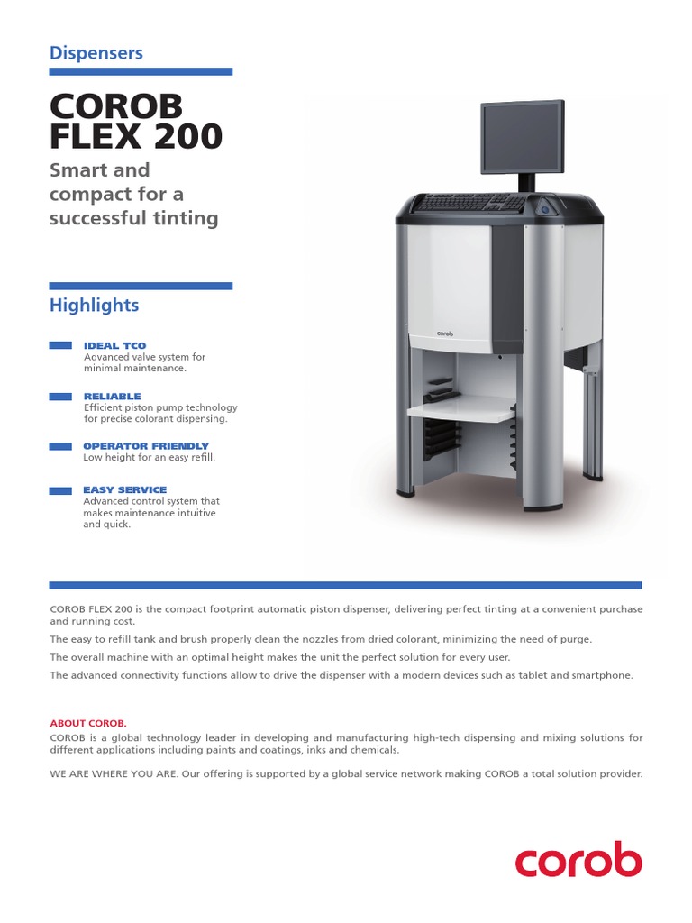 Brochure FLEX 200 v05 LR | PDF | Pump | Paint