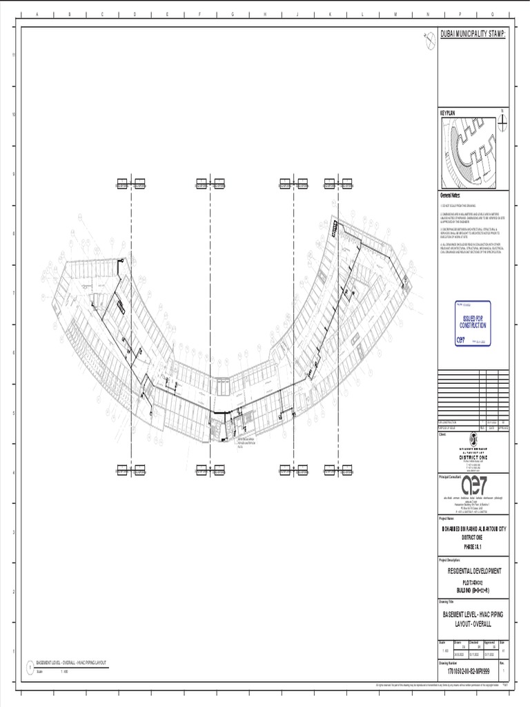 HVAC Piping Layout Plan | PDF