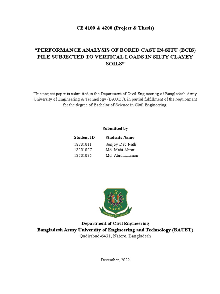 8th Batch - Thesis Book - BCIS Pile (Vertical Analysis) - V13 | PDF ...