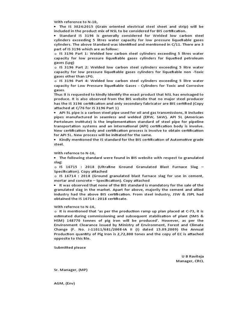 1 - Note On BIS Marking | PDF | Pipe (Fluid Conveyance) | Steel