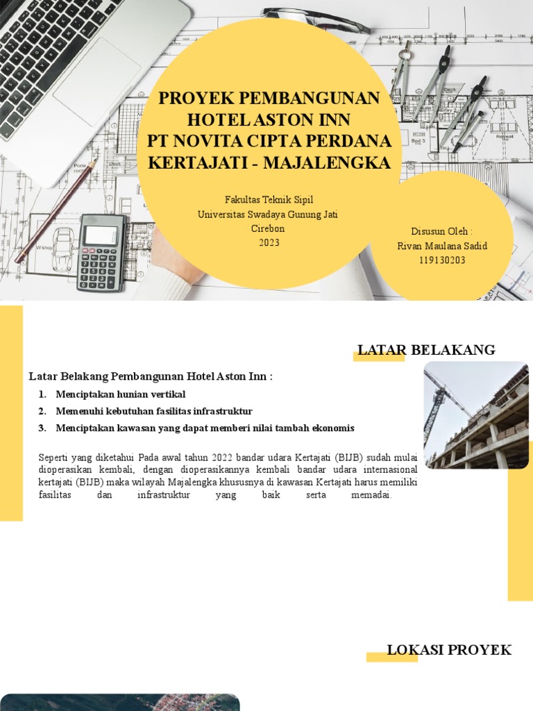 Proyek Pembangunan Hotel Aston Inn | PDF