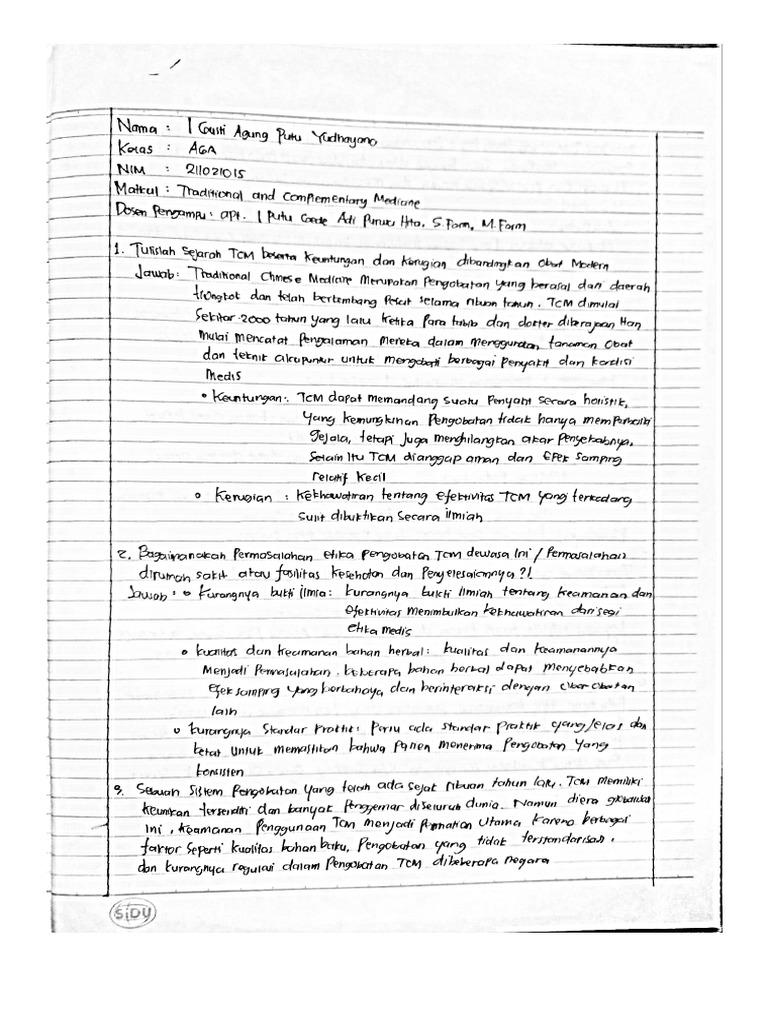 Apt I Putu Gede Adi Purwahita S. Farm., M. Farm - 211021015 - I GUSTI AGUNG PUTU YUDHAYANA | PDF