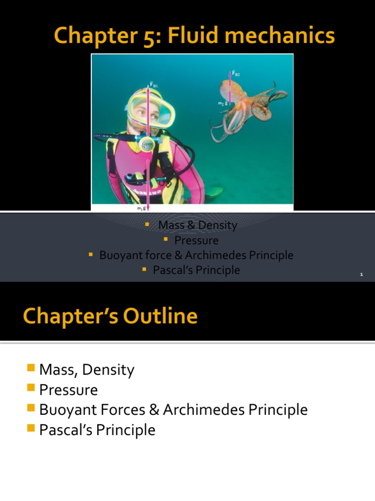 Chapter5_Fluid Mechanics | PDF | Buoyancy | Pressure