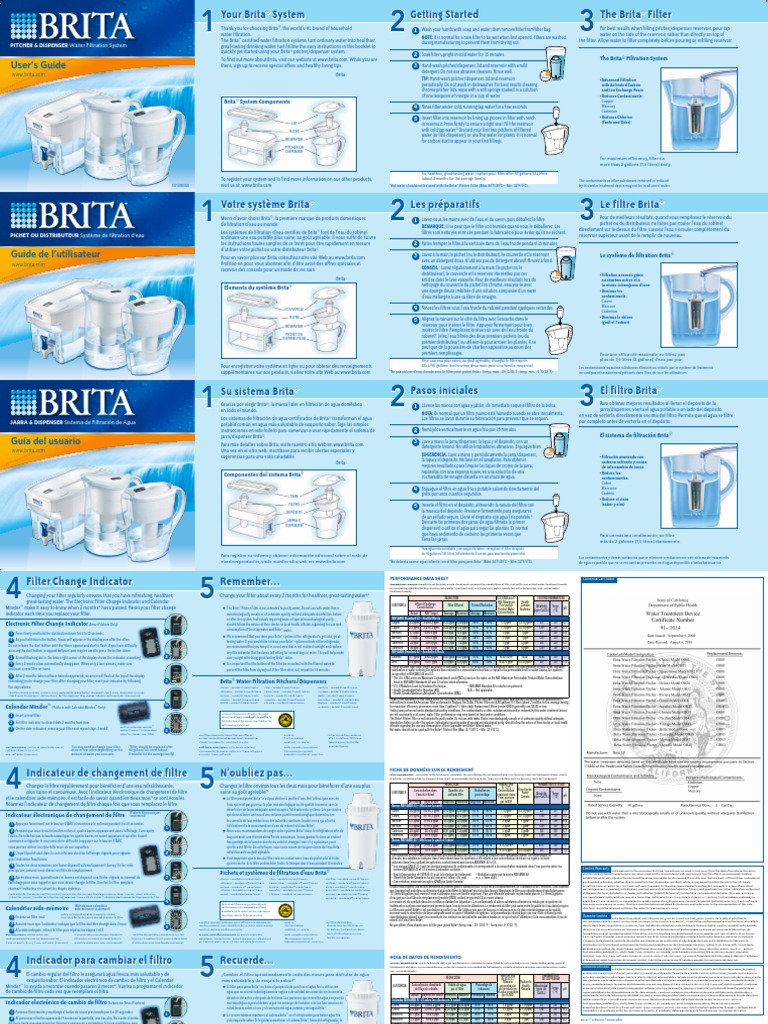 Brita Users Guide | Download Free PDF | Pollution | Water
