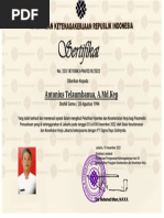 Blangko Ijazah SMA Moh - Rifaldi (SMA 2015 | PDF