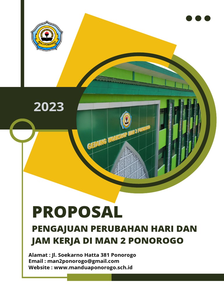 EDIT Proposal Pengajuan Perubahan Hari Dan Jam Kerja Di MAN 2 Ponorogo (5 Hari Kerja - ) (3) - 1 ...