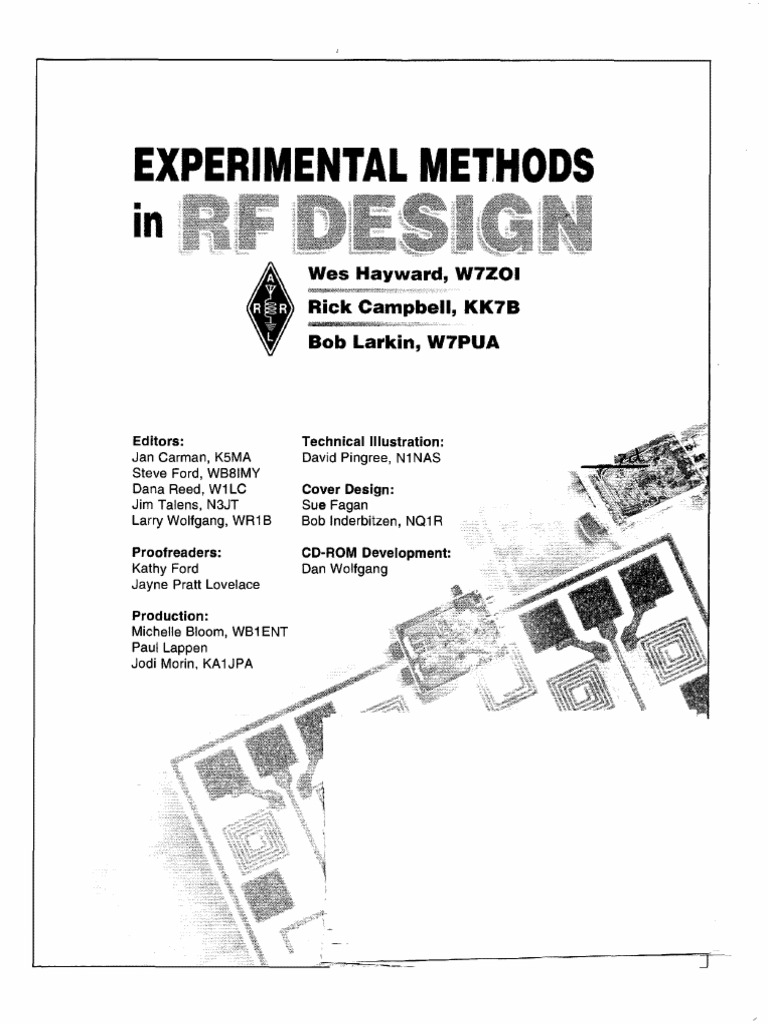 Exp - Meth - in - RF Des | PDF | Amplifier | Electronic Oscillator