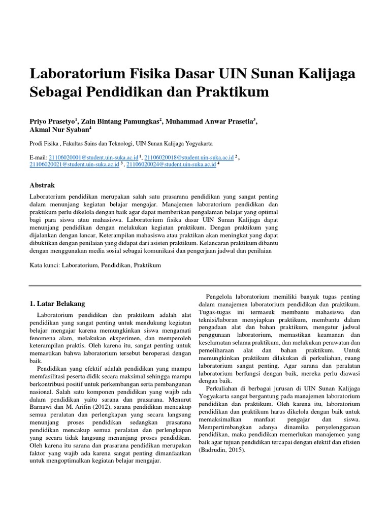 Manajemen Lab | PDF | Karier & Perkembangan