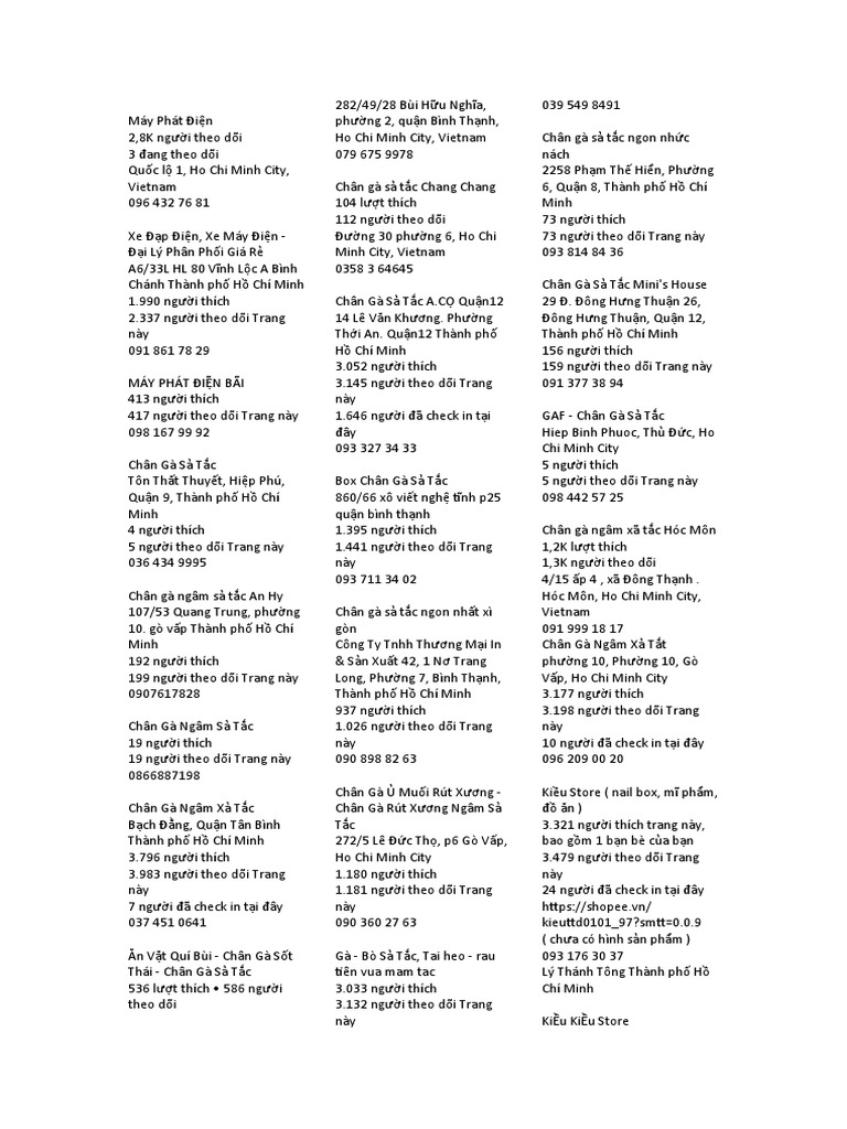 Data Khách Hàng | PDF