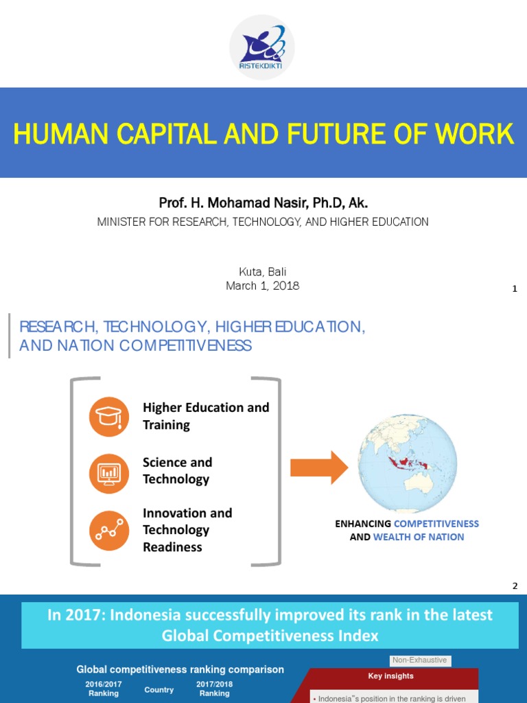 Session II - Jumain - Human Capital and Future of Work | PDF | World ...