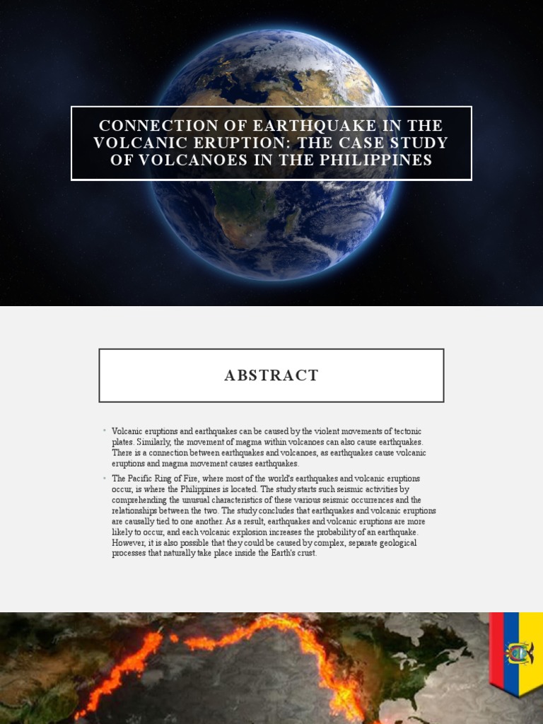 Connection of Earthquake in The Volcanic Eruption | PDF | Volcano ...