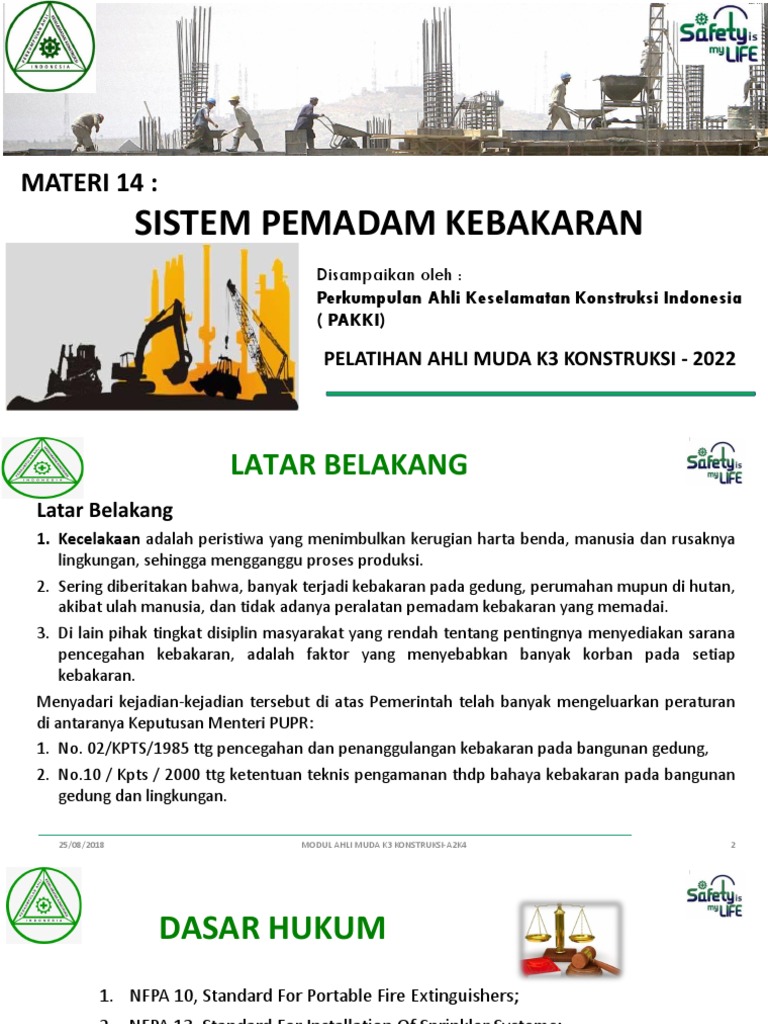 Modul 14. Sistem Pemadam Kebakaran | PDF