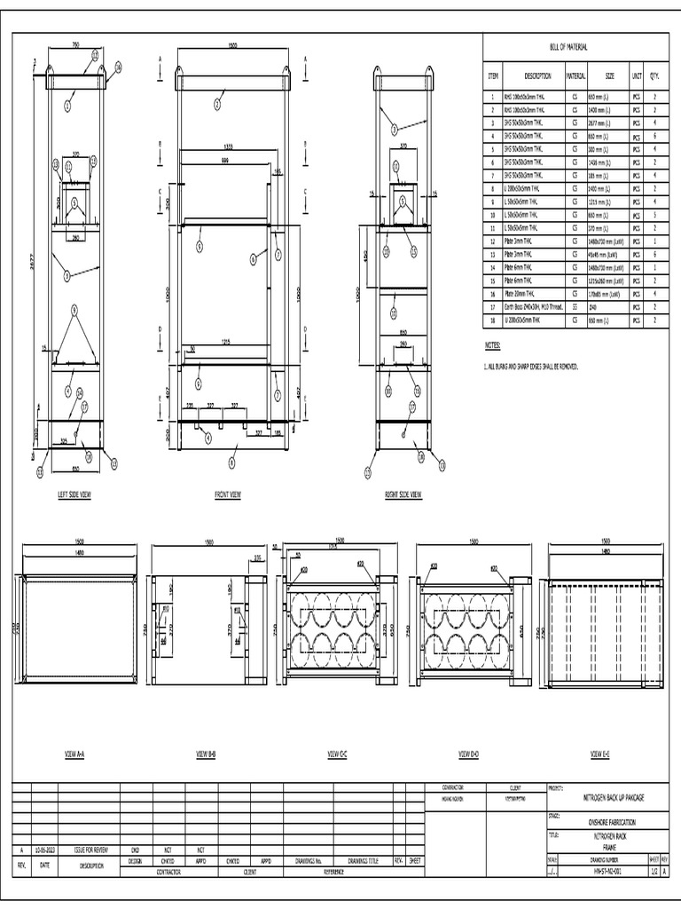 Hn-St-Nitrogen Rack-001 Rev A 20230516 | PDF