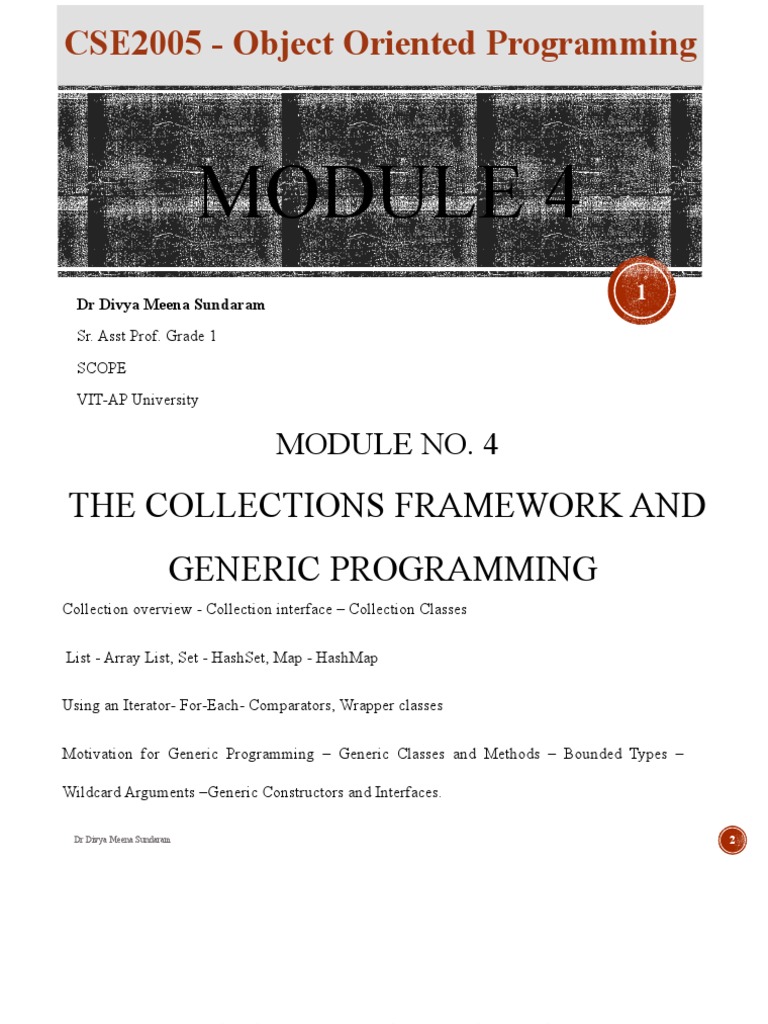 Module 4 | Download Free PDF | Object Oriented Programming | Computer Engineering