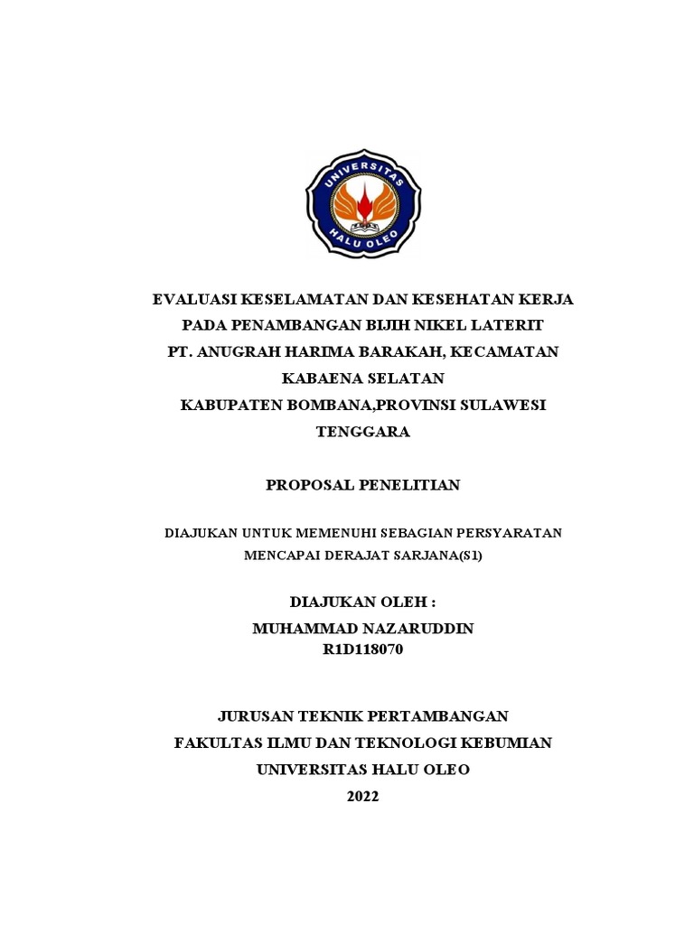 Draf Proposal Nazar 2-2 | PDF