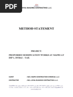 Method Od Statement For Hoarding Installation | PDF | Business