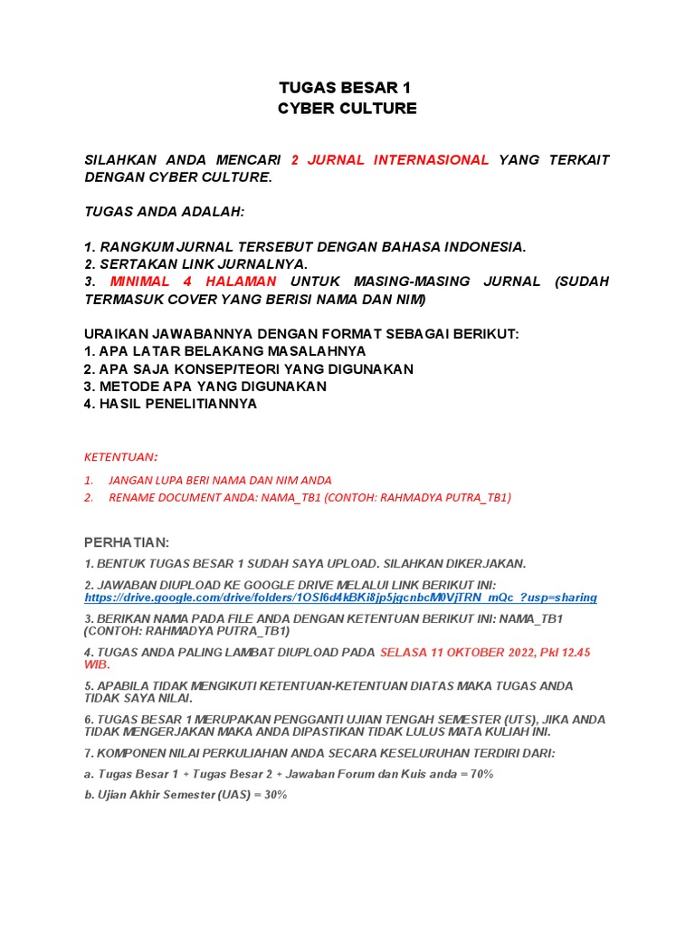 Cyber Culture - TB 1 | PDF