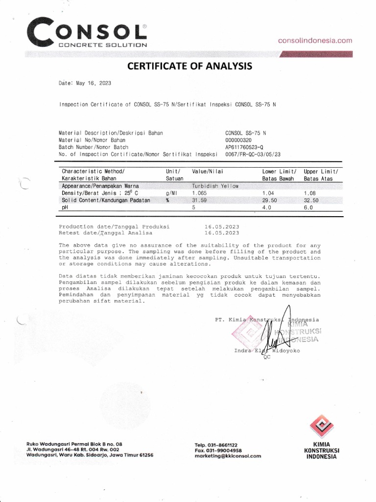 Consol SS 75 N | PDF
