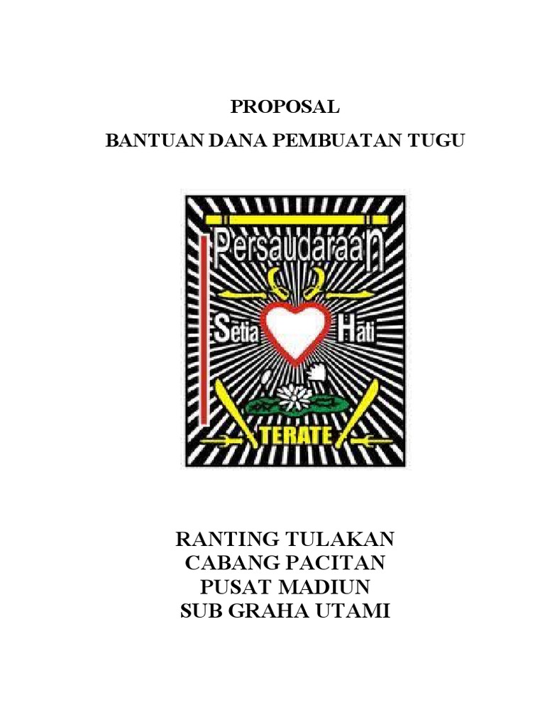 Proposal Pembangunan Tugu | PDF