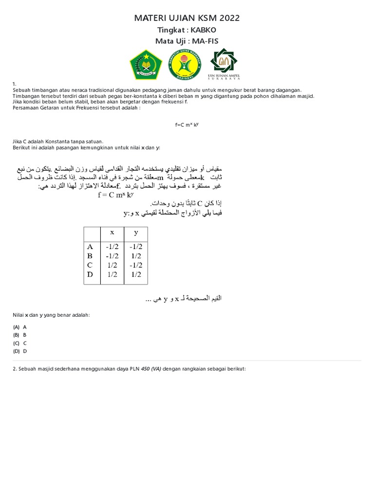 Ma Fis | PDF | Science & Mathematics