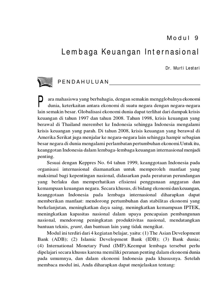 EKSI4205 - Bank - Modul 9 | PDF