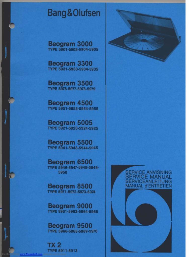 Beogram 3000 | PDF