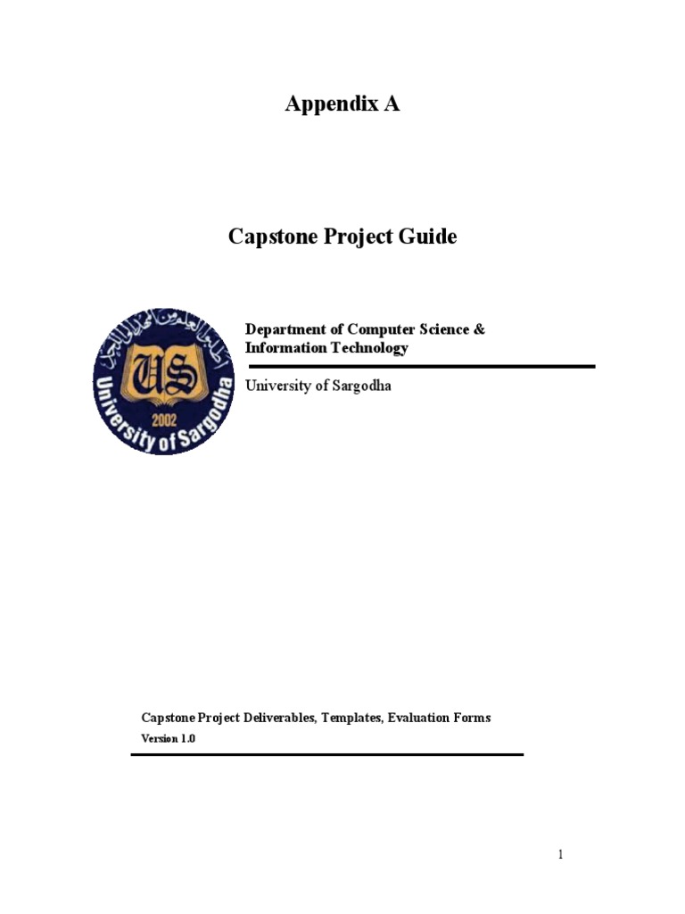 Capstone Project Guidelins, Deliverables, Templates, Evaluation Ver1 ...