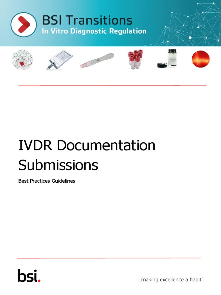 IVDR Submission Guidelines | PDF | Verification And Validation ...