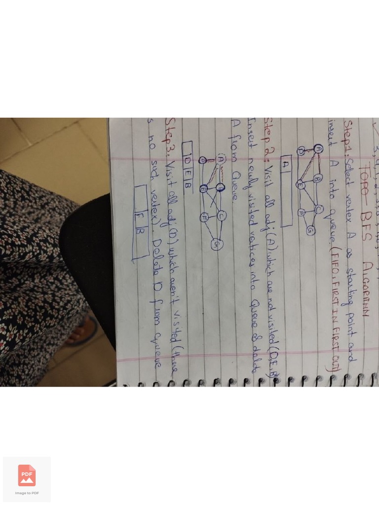 Bfs and Dfs example+TC | PDF