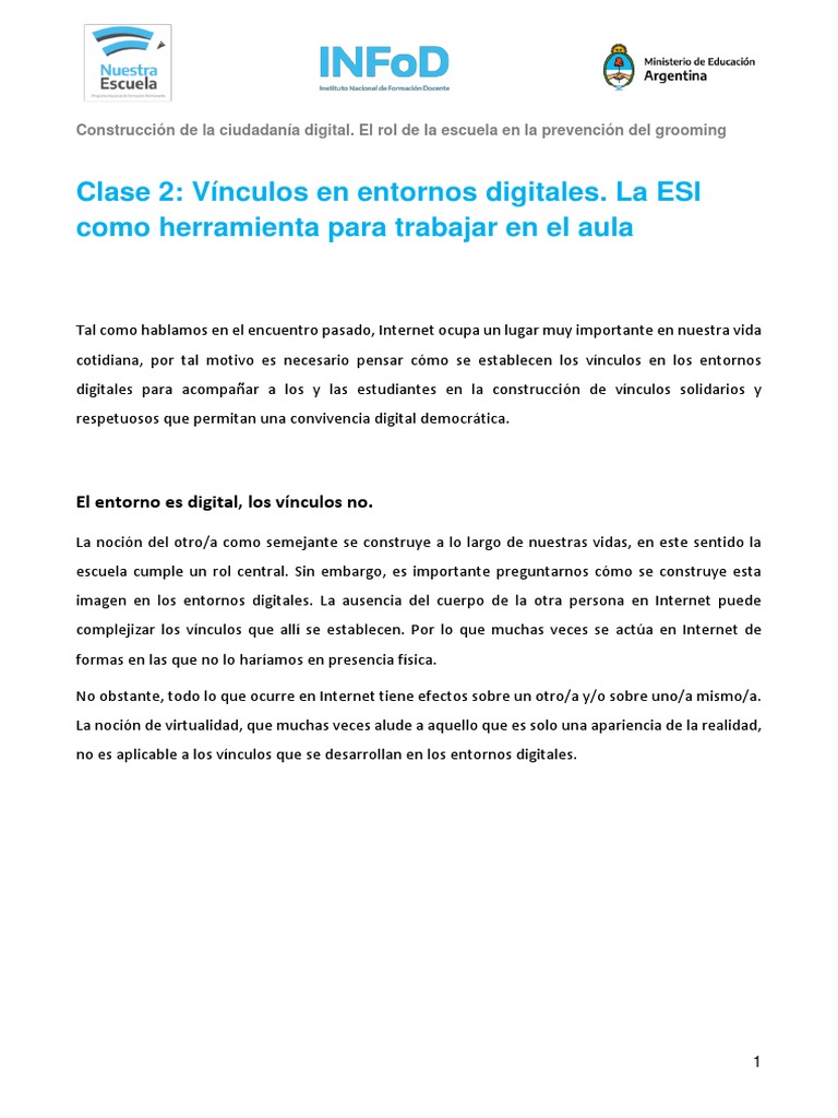 EFD Construccion de La Ciudadania Digital Clase2 | PDF
