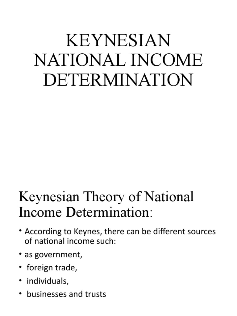 Income Determination | PDF | Consumption (Economics) | Taxes