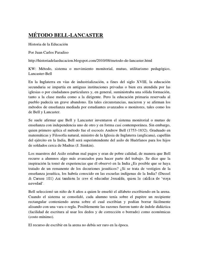 MÉTODO+Lancaster 3 | PDF | Enseñando | Américas