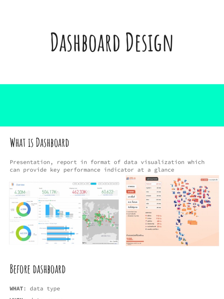 Dashboad Design | PDF