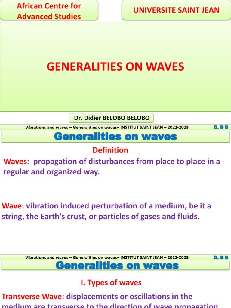 Overview of Wave Properties and Types | PDF | Waves | Oscillation