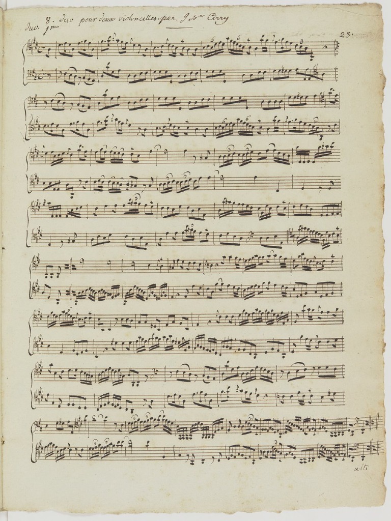 Cirri, Giovanni Battista - Duets For 2 Cellos Op8 | PDF