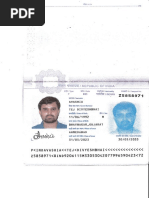 Indian Passport Front and Back Pages | PDF