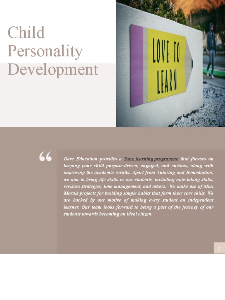 Child Personality Develop 9539484 Powerpoint Pdf
