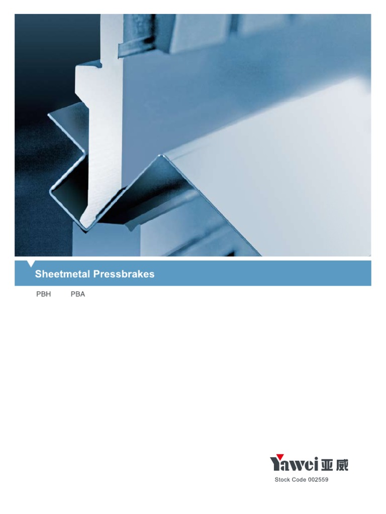 Manual Yawei-Pbh-Pba-Press-Brakes | PDF | Length | Vehicles