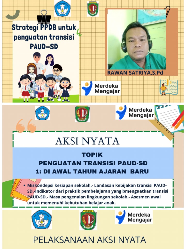 Aksi Nyata Untuk Penguatan Transisi PAUD-SD - Rawan Satriya, S.PD | PDF Aksi Nyata Untuk Penguatan Transisi PAUD-SD - Rawan Satriya, S.PD | PDF