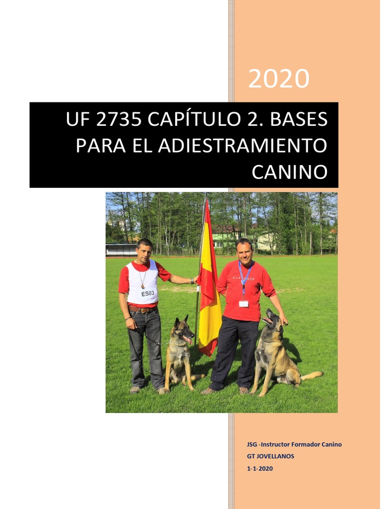 Protocolo de Adiestramiento Canino | PDF | Instinto | Comportamiento