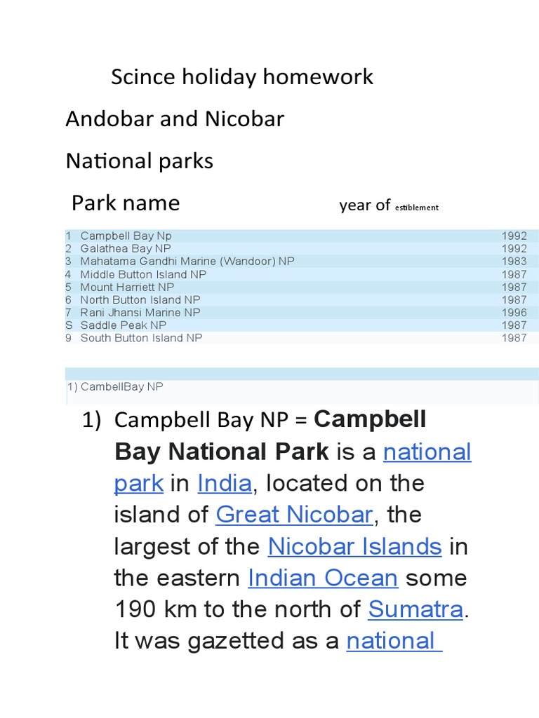 Scince Holiday Homework | PDF