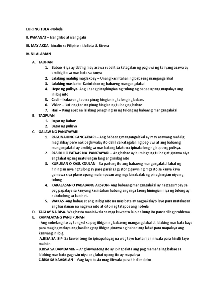 Isang Libo at Isang Gabi | PDF